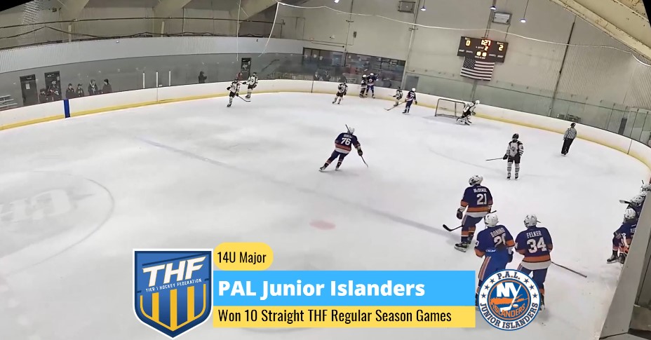 14U Major PAL Jr Islanders Have Won 10 Straight THF Games - Tier 1 Hockey