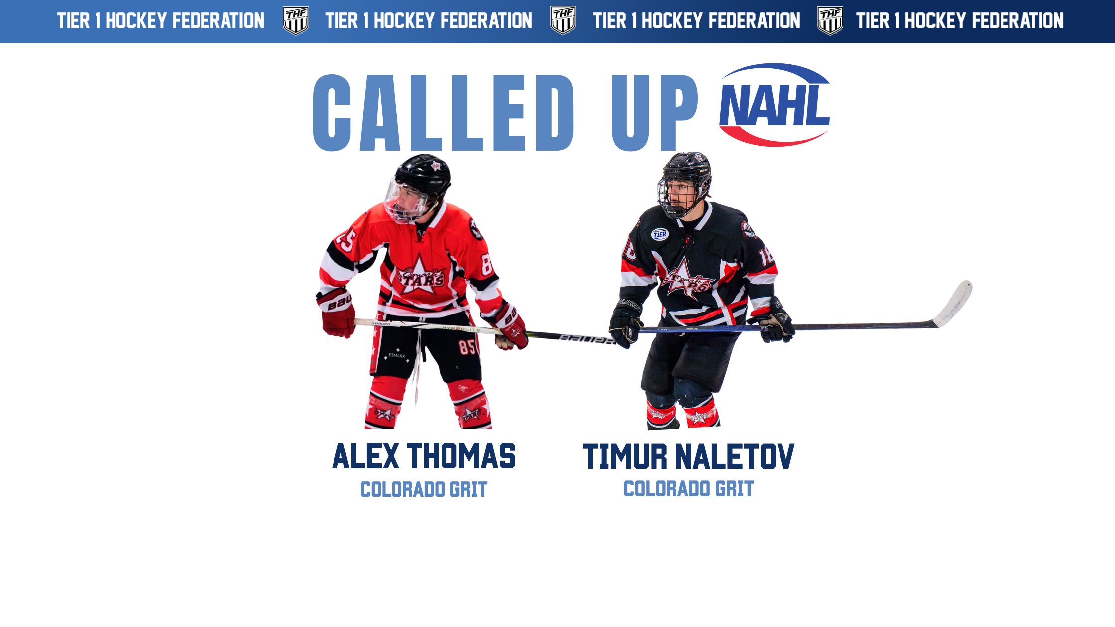 Esmark’s Naletov and Thomas Called Up to NAHL - Tier 1 Hockey
