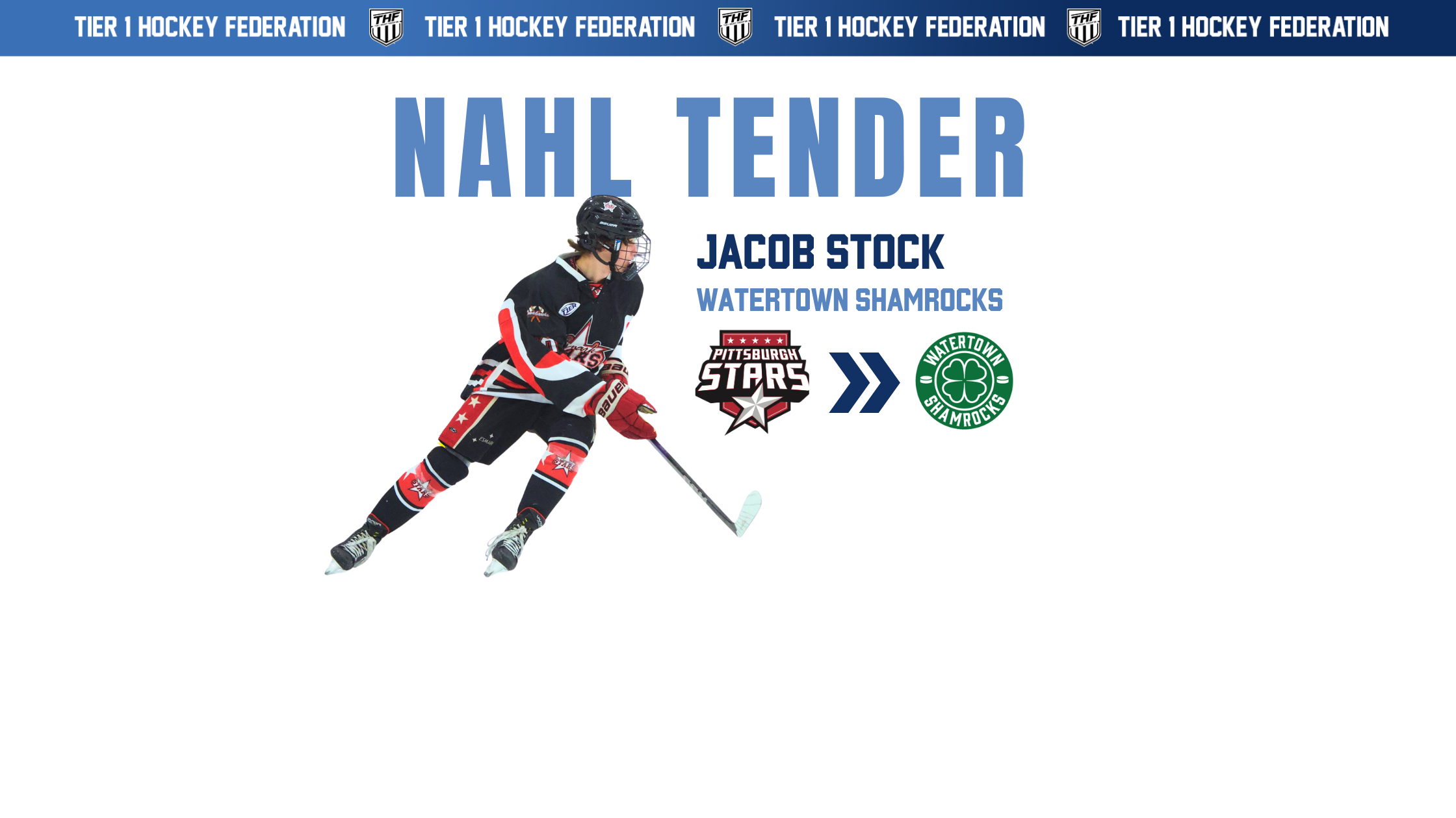 Pittsburgh Stars Forward Stock Tendered by NAHL’s Watertown Shamrocks ...